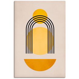 Artland Wandbild &raquo;Geometrica Nr. 5&laquo; Muster 1 Stk. tlg. als Leinwandbild, Poster in verschied. Gr&ouml;&szlig;en beige B/H/T: 40cm x 60cm, Leinwandbild Muster Hochformat,