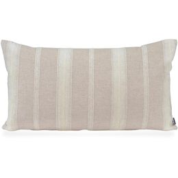 HOCK Dekokissen &raquo;Collin&laquo; Sofakissen inkl. F&uuml;llung, 70x40cm, Dekokissen Streifen, natur beige Leinen, Polyester B/L: 70cm x 40cm, 1 Stk.