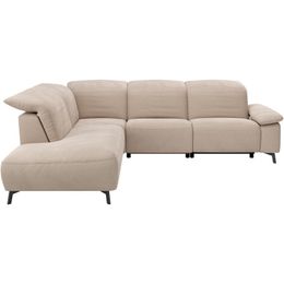 Musterring Ecksofa &raquo;MR 370, intelligenter Komfort im modernen Design&laquo; Optionale Relaxfunktion, flexible Kopfteile & klappbare Armlehnen 94% Polyester, 6% Nylon B