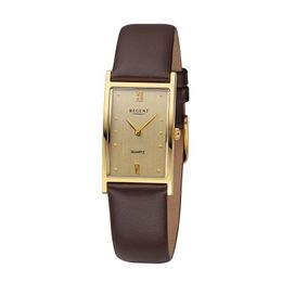 Regent Uhren Regent Damen Titanuhr Quarzuhr, Armbanduhr, Damenuhr, Lederarmband, analog Einheitsgr&ouml;&szlig;e