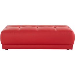 DOMO collection Hocker &raquo;Ava Bankhocker mit Federkernunterfederung, B/T 150/67cm&laquo; rot Struktur (100% Polyester);Microfaser PRIMABELLE (100% Polyester);