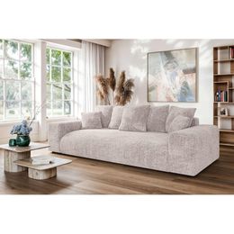 Home Affaire Big-Sofa &raquo;LAKESIDE 3-Sitzer Schlafsofa mit Bettkasten, Breite 256,5 cm&laquo; Liegefl&auml;che 168,5x195 cm, hoher Sitzkomfort, Ma&szlig;e B/T/H: 256/122/