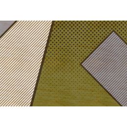 Livingwalls living walls Fototapete &raquo;Walls by Patel Pattern Play 2&laquo; glatt Vlies, Wand, Schr&auml;ge beige Vlies B/L: 4m x 2,7m