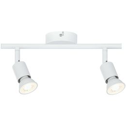 Paulmann LED Deckenleuchte &raquo;Carolina&laquo; GU10 1 Stk. GU10 wei&szlig; 2, H: 12,4cm, 1 Stk.
