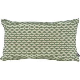 HOCK Dekokissen &raquo;Nalou&laquo; Sofakissen inkl. F&uuml;llung, 50x50cm, Dekokissen, gemustert gr&uuml;n Obermaterial: 84% Baumwolle, 16% Polyester. F&uuml;llung: 100% Polyester B