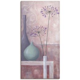 Artland Leinwandbild &raquo;Schattierungen I&laquo; Vasen & T&ouml;pfe 1 Stk. tlg. auf Holzrahmen gespannt beige Leinwand B/H/T: 30cm x 60cm, Leinwandbild Vasen & T&ouml;pfe 