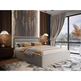 FORTE Polsterbett &raquo;LATIS erh&auml;ltlich in den Breiten 140cm, 160cm & 180cm, inkl. Bettkasten&laquo; erh&auml;ltlich in verschiedenen Farben Der Bezugsstoff Cremona 
