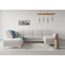 Sit & More sit&more Wohnlandschaft &raquo;Sinatra U-Form&laquo; optional mit Kopfteilverstellung und Armteilfunktion etc. silber 98% Polyester, 2% Polyamid B/H/T: 326cm x 