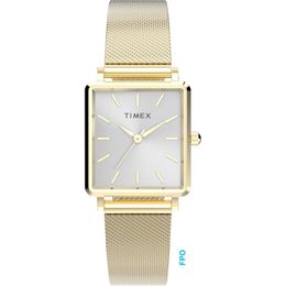 Timex Damen Quarzuhr &raquo;TRANSCEND&laquo; Armbanduhr, Damenuhr, Edelstahlarmband, analog gold Einheitsgr&ouml;&szlig;e