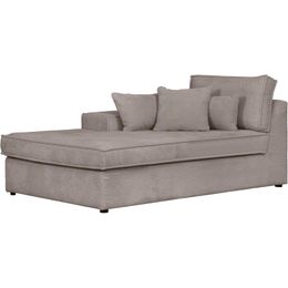 OTTO home Ottomane &raquo;Enid&laquo; einzeln stellbar oder als Teil eines Modulsofas, fester Sitzkomfort grau 100% Polyester B/H/T: 130cm x 75cm, Cord, Ottomane 