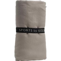 G&ouml;zze Badetuch &raquo;Sports by &laquo; Sporthandtuch, Gr&ouml;&szlig;e 110x175 cm, schnell trocknend durch Microfaser grau Microfaser, Obermaterial: 90% Polyester, 10% Polyamid B