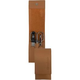 Pfeilring Pfeilring Manik&uuml;re-Etui Taschenetui Nappaleder beige B/H/T: 80mm x 125mm x 20mm 3 Stk.