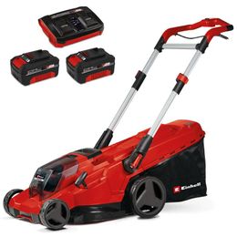 Einhell Akkurasenm&auml;her &raquo;RASARRO 36/42 (2x4.0Ah)&laquo; 2 x 4.0Ah grau Klappbarer F&uuml;hrungsholm zur platzsparenden Aufbewahrung