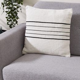 ANDIAMO Dekokissen &raquo;Malena&laquo; Ethnomuster, Sofakissen, Kissenh&uuml;lle mit F&uuml;llung, eckig, 45x45 cm wei&szlig; Obermaterial: 80% Baumwolle, 20% Polyester B/L: 45cm x 45cm