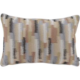 HOCK Dekokissen &raquo;Howy&laquo; mit wei&szlig;em Keder, Kissenh&uuml;lle mit F&uuml;llung, 1 St&uuml;ck bunt Baumwolle, Polyester B/L: 40cm x 60cm, 1 Stk.