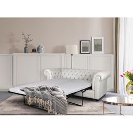 Home Affaire 3-Sitzer &raquo;CHARENTE, optionale Schlafsofa, Chesterfield-Sofa, Bettfunktion&laquo; mit edler Knopfheftung und typischen Armlehnen, B/T/H 198/89/