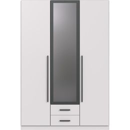 wimex Kleiderschrank &raquo;Marburg erh&auml;ltlich in den Breiten 135cm & 180cm&laquo; inkl. Spiegel und zwei Schubladen wei&szlig; Holzwerkstoff Wei&szlig;, B/H/T: 135cm x 199cm x 