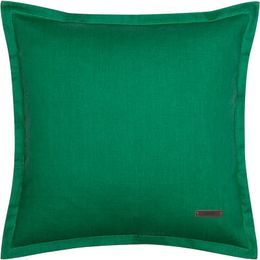 Esprit Dekokissen &raquo;Neo&laquo; mit Stehsaum, Kissenh&uuml;lle ohne F&uuml;llung, 1 St&uuml;ck gr&uuml;n Baumwolle B/L: 38cm x 38cm, 1 Stk.