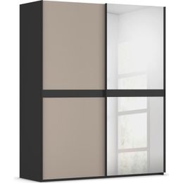 Rauch Schwebet&uuml;renschrank &raquo;Kleiderschrank Schrank Garderobe Schlafzimmerschrank SCALE-LINE&laquo; edle Optik mit Bauchbinde mit Glas/Spiegel-Front MADE IN 