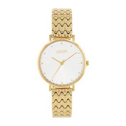 JOOP! Damen JOOP! Quarzuhr Armbanduhr, Damenuhr, Edelstahlarmband, analog gold Einheitsgr&ouml;&szlig;e