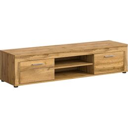 OTTO home Lowboard &raquo;AOSTA, Breite 160 cm, 2 Klappen, 2 offene F&auml;cher&laquo; in verschiedenen Farbausf&uuml;hrungen, individuell kombinierbar, TV-Board, 