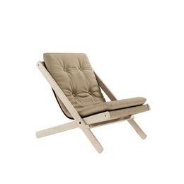 Karup Design Loungesessel &raquo;BOOGIE Out , Gartenstuhl, Outdoor, aus FSC zertifiziertem Massivholz&laquo; (B/H/T ca: 65x75x88cm) Farbe Wei&szlig;, Grau oder Beige, 1 Stk. tlg. 