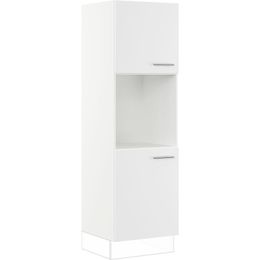 IMPULS K&Uuml;CHEN Backofenumbauschrank &raquo;"Valencia & Tirana", Breite/H&ouml;he: 60/190,7 cm&laquo; vormontiert, mit zwei zus&auml;tzlichen T&uuml;ren wei&szlig; Dekorfolie, 