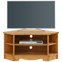 OTTO home Lowboard &raquo;Trinidad, TV-Schrank, Eck-TV -Schrank&laquo; Kommode, Breite 105 cm, FSC zertifiziertes Massivholz beige B/H/T: 105cm x 51cm x 64cm