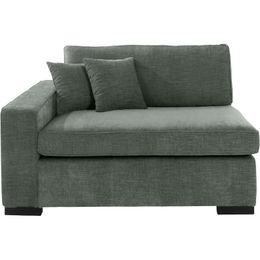 Home Affaire Sofaelement &raquo;Skara XXL&laquo; Modul XXL - zum eigenen Zusammenstellen, Armlehne links/rechts w&auml;hlbar grau 100% Polyester Samtvelours, Armlehne 