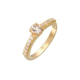 Elli Premium Ring Damen Gr&ouml;&szlig;e 54 gold / silber