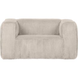 Woood Loungesessel &raquo;Bean mit Split-Rippenbezug und Armlehnen B 146 x T 98 x H 74 cm&laquo; Hohe Verschlei&szlig;festigkeit, Teflon-Impr&auml;gnierung, Tragkraft 100 kg