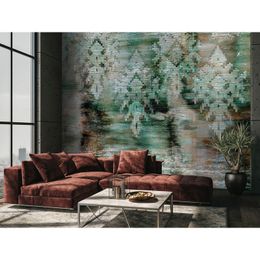 marburg Fototapete &raquo;Anushka&laquo; matt glatt moderne Tapete f&uuml;r Wohnzimmer Schlafzimmer K&uuml;che grau Vlies B/L: 4,24m x 2,7m, Rollen: 1