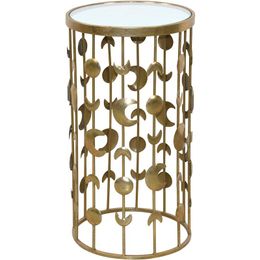 HOFMANN LIVING AND MORE Beistelltisch gold B/H/T: 35cm x 65cm x 35cm
