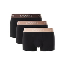 Lacoste Boxershorts Herren Gr&ouml;&szlig;e L nude / hellbeige / braun / schwarz