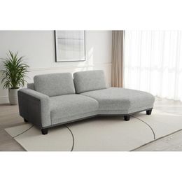Sit & More sit&more Ecksofa &raquo;Concept&laquo; Modernes Sofa in drei Fu&szlig;farben zur Auswahl 100% Polyester B/H/T: 237cm x 84cm x 126cm, Longchair rechts,mit Fu&szlig; Buche 