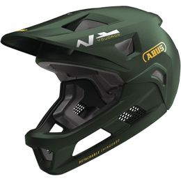 Abus Kinderfahrradhelm &raquo;YOUDROP FF&laquo; gr&uuml;n S Kopfumfang: 48cm - 55cm Kinderfahrradhelm