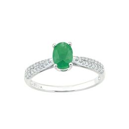 Diamant Leternel Ring Damen Gr&ouml;&szlig;e 52 silber