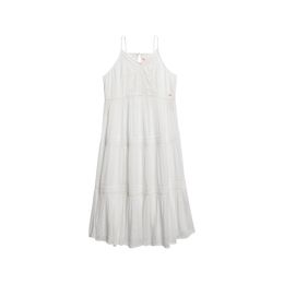 Superdry & Co Kleid 'Ibiza' Damen Gr&ouml;&szlig;e 36 wollwei&szlig; Sommerkleid