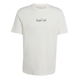 adidas Sportswear Performance Shirt 'Cofee Cafe Donut Bag' male size 4XL Dark orange / Pink / Black / Off white