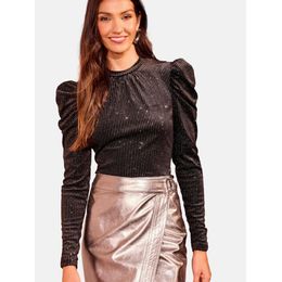 Love & Roses Bluse Damen Gr&ouml;&szlig;e 4XL schwarz