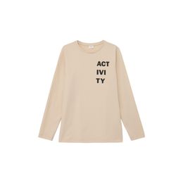 s.Oliver Shirt Jungen Gr&ouml;&szlig;e 140/146 beige / dunkelblau