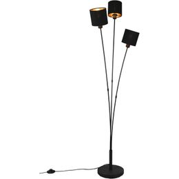 REALITY LEUCHTEN Stehlampe &raquo;Tommy, Stehleuchte 5-flammig, E14 max 40W mit Fussschalter&laquo; E14 1 Stk. warmwei&szlig; - kaltwei&szlig; Stehlampe Wohnzimmer mit 