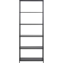 ACTONA GROUP B&uuml;cherregal &raquo;New York&laquo; Regal, aus einem Metallgestell in gradliniger Optik, H&ouml;he 185 cm schwarz Metall B/H/T: 70cm x 185cm x 30cm