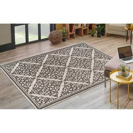 Kayoom Teppich &raquo;Davio 100&laquo; rechteckig 13 mm H&ouml;he grau Polyester B : 160cm 1 Stk., 13mm, L: 230cm