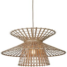 GOOD&MOJO H&auml;ngeleuchte &raquo;MACHU PICCHU&laquo; E27 braun 1, &Oslash; 57cm H: 230cm