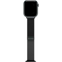 Decoded Smartwatch-Armband &raquo;Milanaise Traction Strap Black 38/40/41/42mm&laquo; schwarz Edelstahl Legt sich elegant um jedes Handgelenk