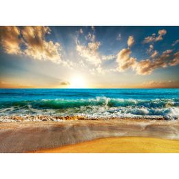 papermoon Fototapete &raquo;Sunset Beach Thailand&laquo; glatt bunt Vlies B/L: 3m x 2,23m, Bahnen: 6 Stk.