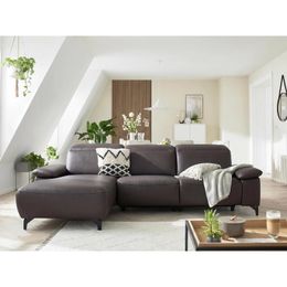 Musterring Ecksofa &raquo;MR370 mit/ohne Relaxfunktion, verschiedene Unterfederungen zur Auswahl&laquo; Farbe, Material, Sitzkomfort und Funktion w&auml;hlbar, Ma&szlig;e 280 x 180 cm 