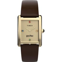Timex Damen Quarzuhr &raquo; x Harry Potter Hailey Hogwarts&laquo; Armbanduhr, Damenuhr, Lederarmband, analog Einheitsgr&ouml;&szlig;e