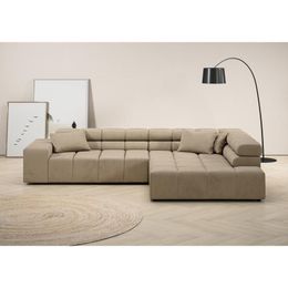 Home Affaire Ecksofa &raquo;Ancona, Ecksofa, incl. Kopfteilverstellung, Breite 319 cm, L-Form&laquo; wahlweise motorische Sitztiefenverstellung, auch in Cord + 